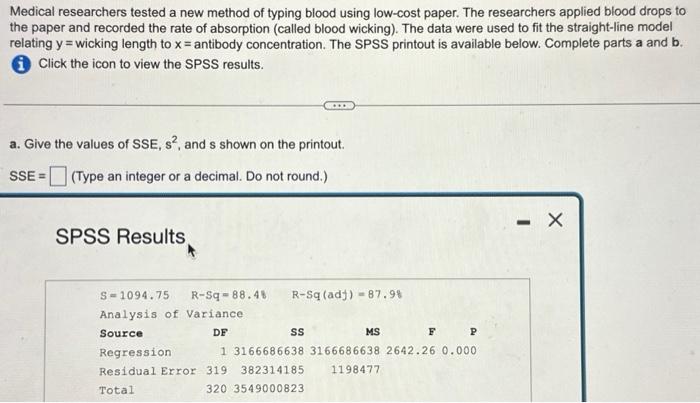 Solved Medical researchers tested a new method of typing | Chegg.com