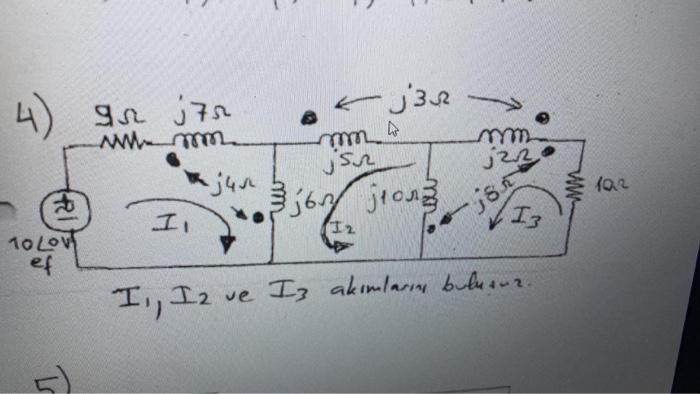 Solved I1,I2 ve I3 | Chegg.com