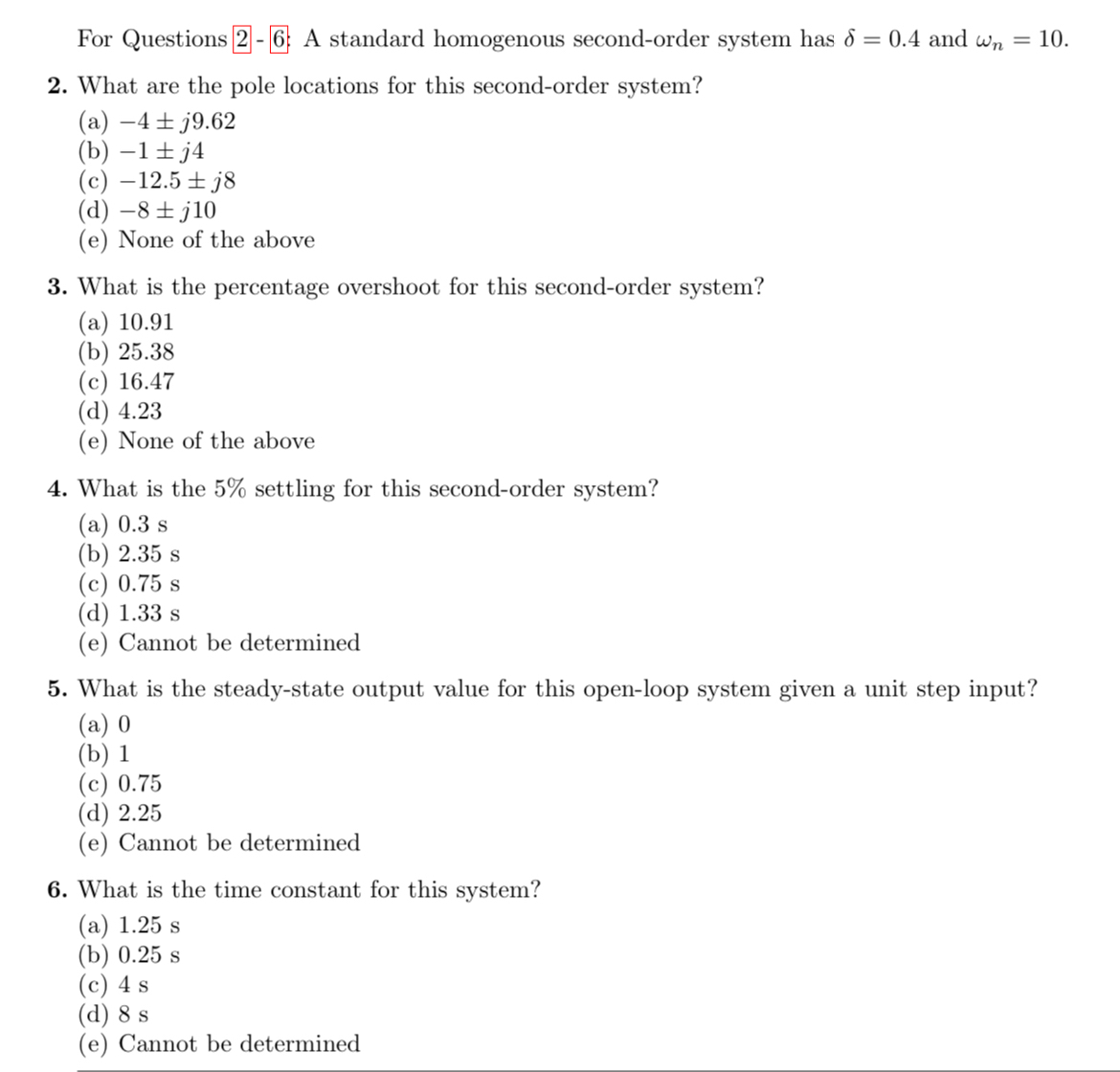 Solved Please answer each question as fast as possible! The | Chegg.com