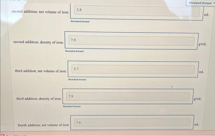 Solved Experiment 3: Create a graph of mass (y-axis) versus | Chegg.com