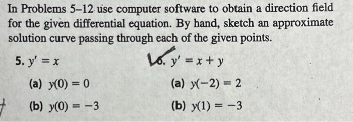 Solved In Problems 5-12 use computer software to obtain a | Chegg.com