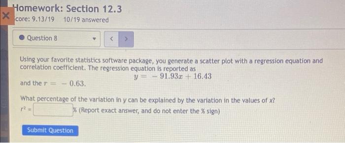 Solved Using your favorite statistics software package, you | Chegg.com