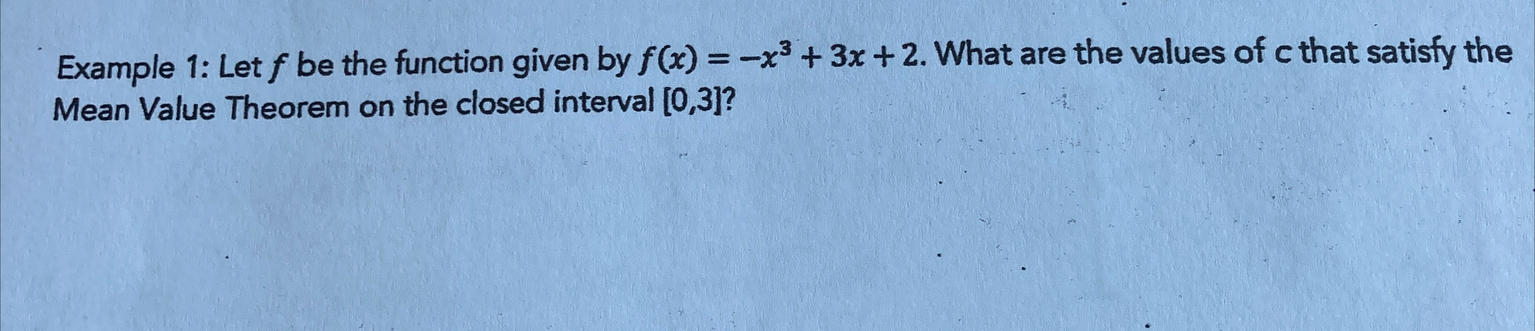 Solved Example 1: Let f ﻿be the function given by | Chegg.com