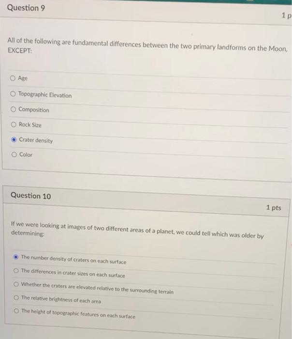 Solved Question 9 1p All of the following are fundamental | Chegg.com