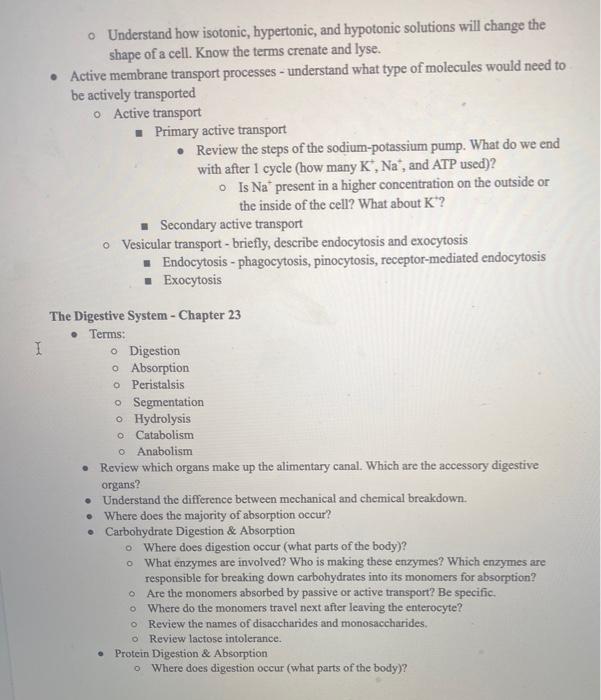 Solved • Understand how isotonic, hypertonic, and hypotonic | Chegg.com