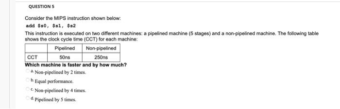 Solved QUESTION 1 1 How much time the following code | Chegg.com