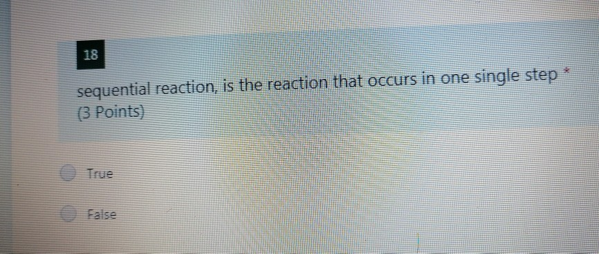Solved 18 sequential reaction, is the reaction that occurs | Chegg.com