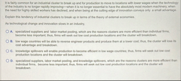 Solved It is taity common for in induattal clutter lo broak | Chegg.com