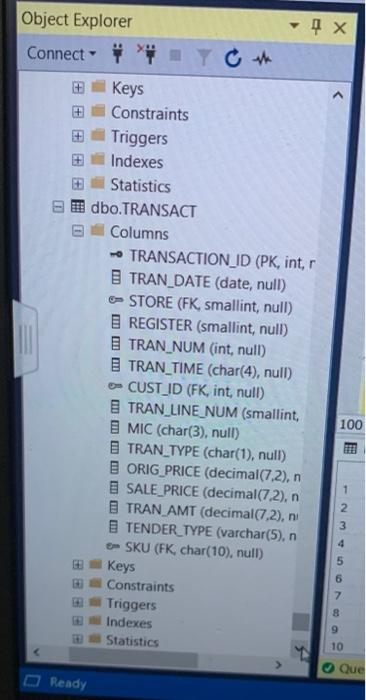This is structured query language. The first picture | Chegg.com