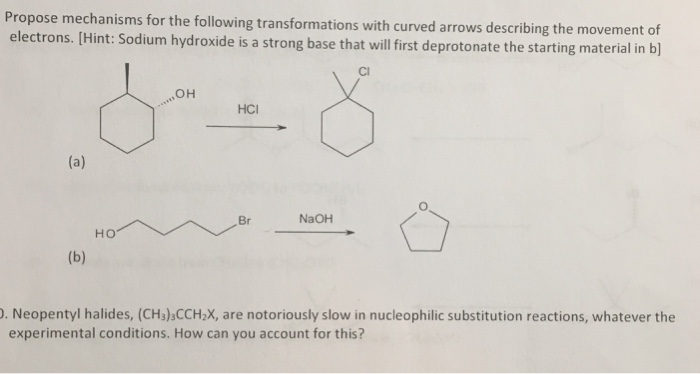 Solved Propose mechanisms for the following transformations | Chegg.com