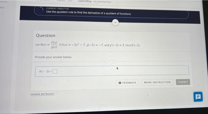 Solved submitting internal tool CURRENT OBJECTIVE Use the | Chegg.com