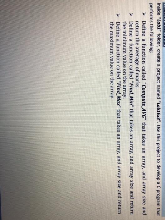 Solved LUDILI OLULIUPLIUI Inside "Lab1" folder, create a | Chegg.com