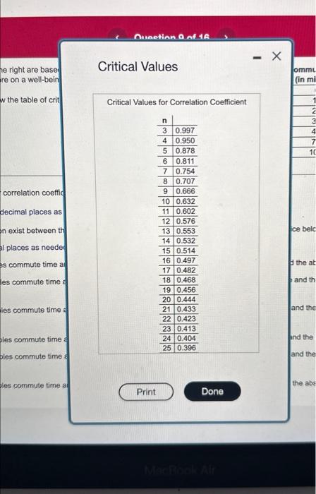 The data in the table to the right are based on the | Chegg.com