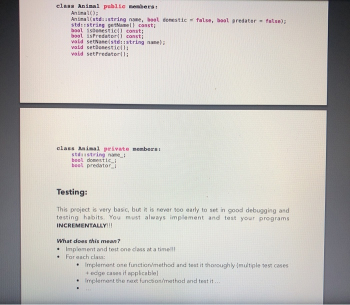 Solved Project 1 Oop A Very Simple Class Project1 Is 8410