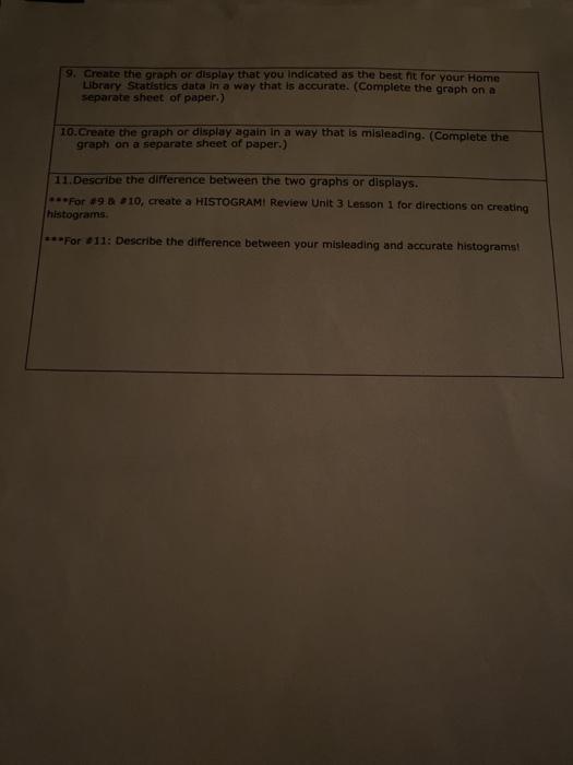 Solved Name Date Home Library Statistics Portfolio MATH 7 B: | Chegg.com
