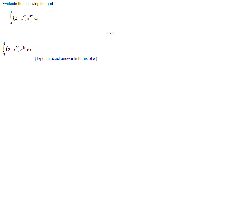 Solved Evaluate the following | Chegg.com