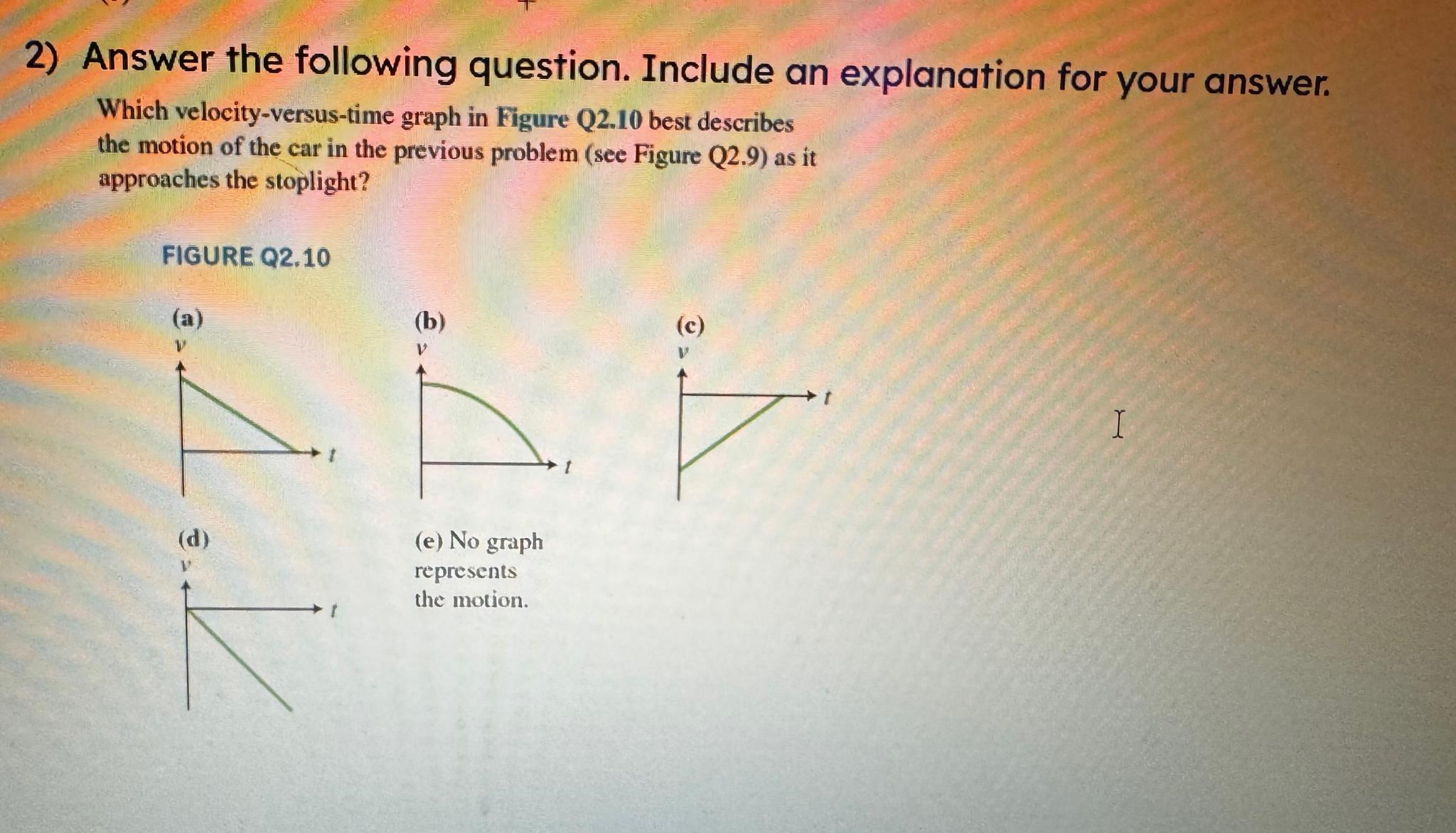 Solved 1. ﻿Answer the following question. Include an | Chegg.com
