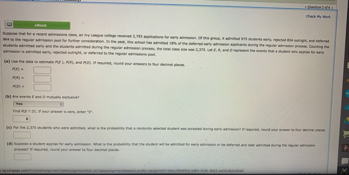 Solved Problem 05-06 Algo (Conditional Probability) Question | Chegg.com