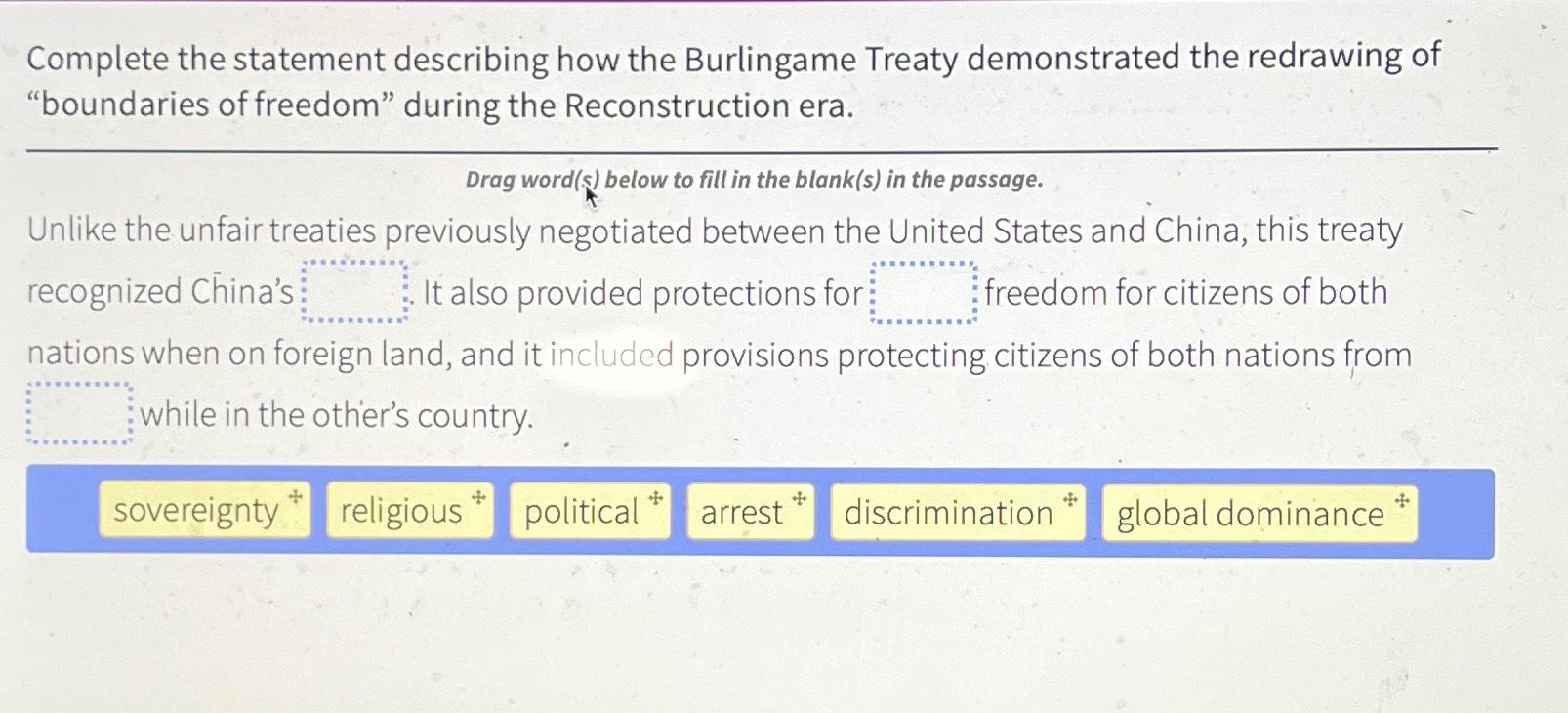 Solved Complete the statement describing how the Burlingame | Chegg.com