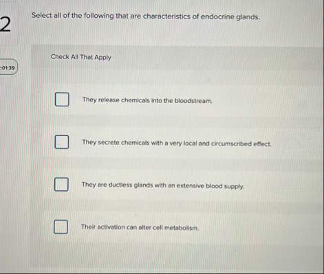 Solved Select all of the following that are characteristics | Chegg.com