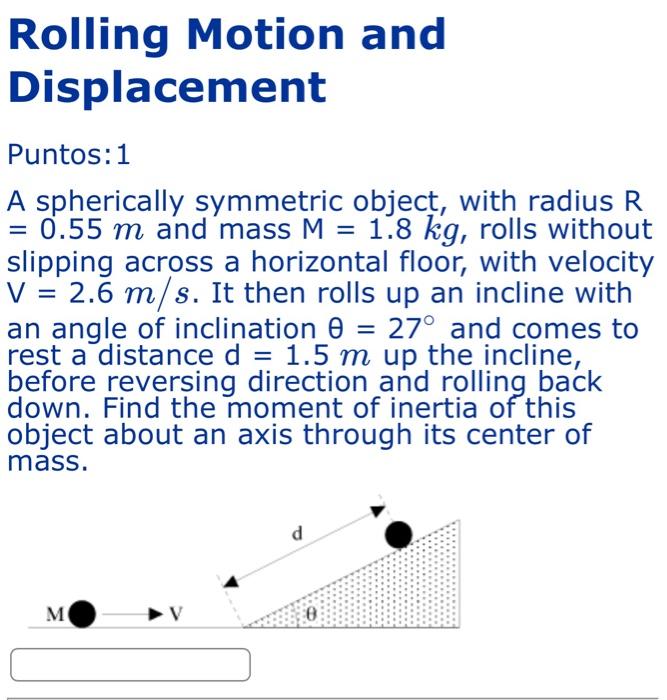 Solved A Spherically Symmetric Object With Radius R 0 55 M