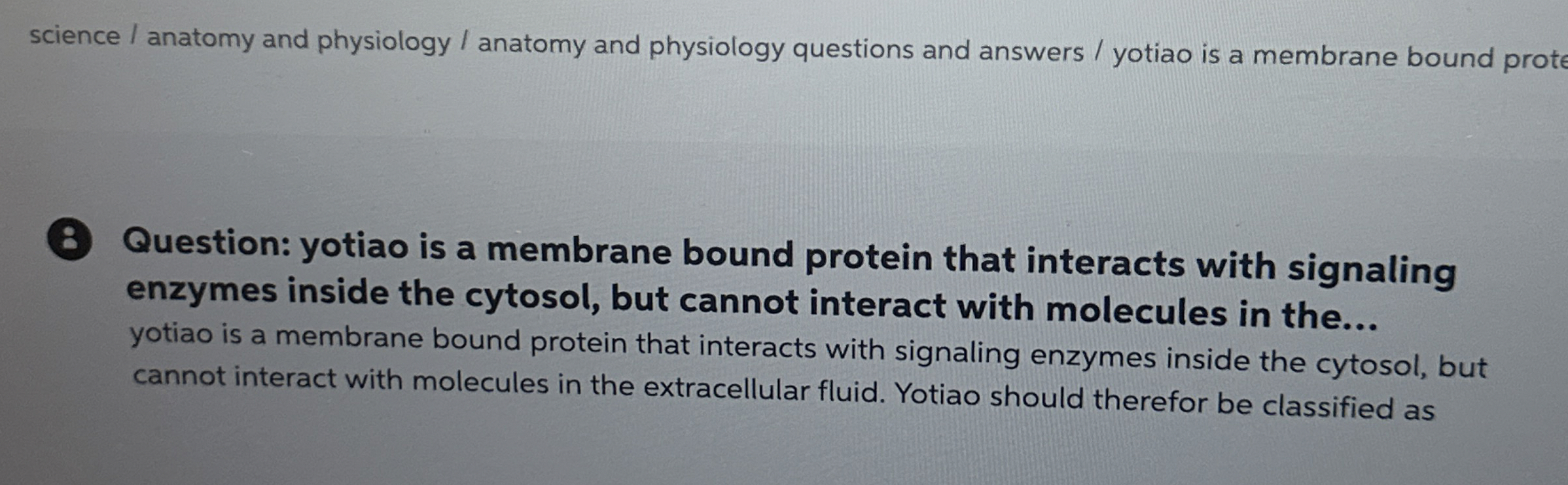 Solved science / ﻿anatomy and physiology / ﻿anatomy and | Chegg.com
