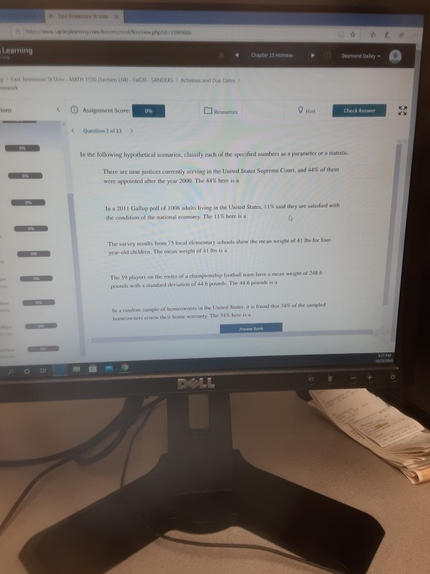 Solved Learning Chapter 15 Homem Desmond Daley tait lenne | Chegg.com