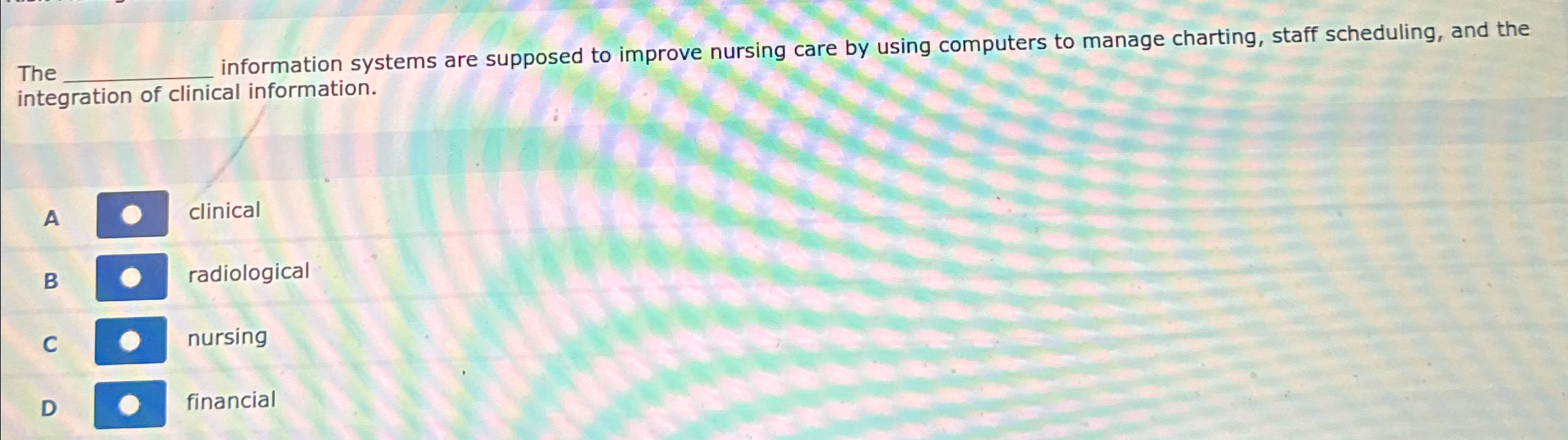 Solved The information systems are supposed to improve | Chegg.com