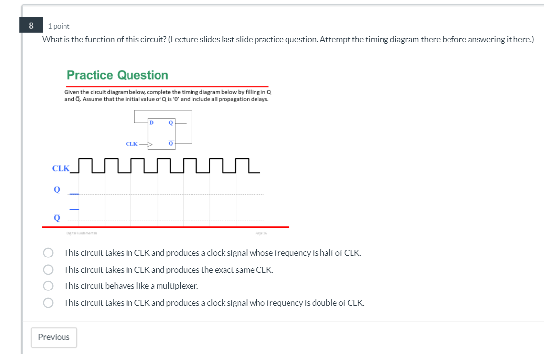Solved What is the function of this circuit? (Lecture slides | Chegg.com