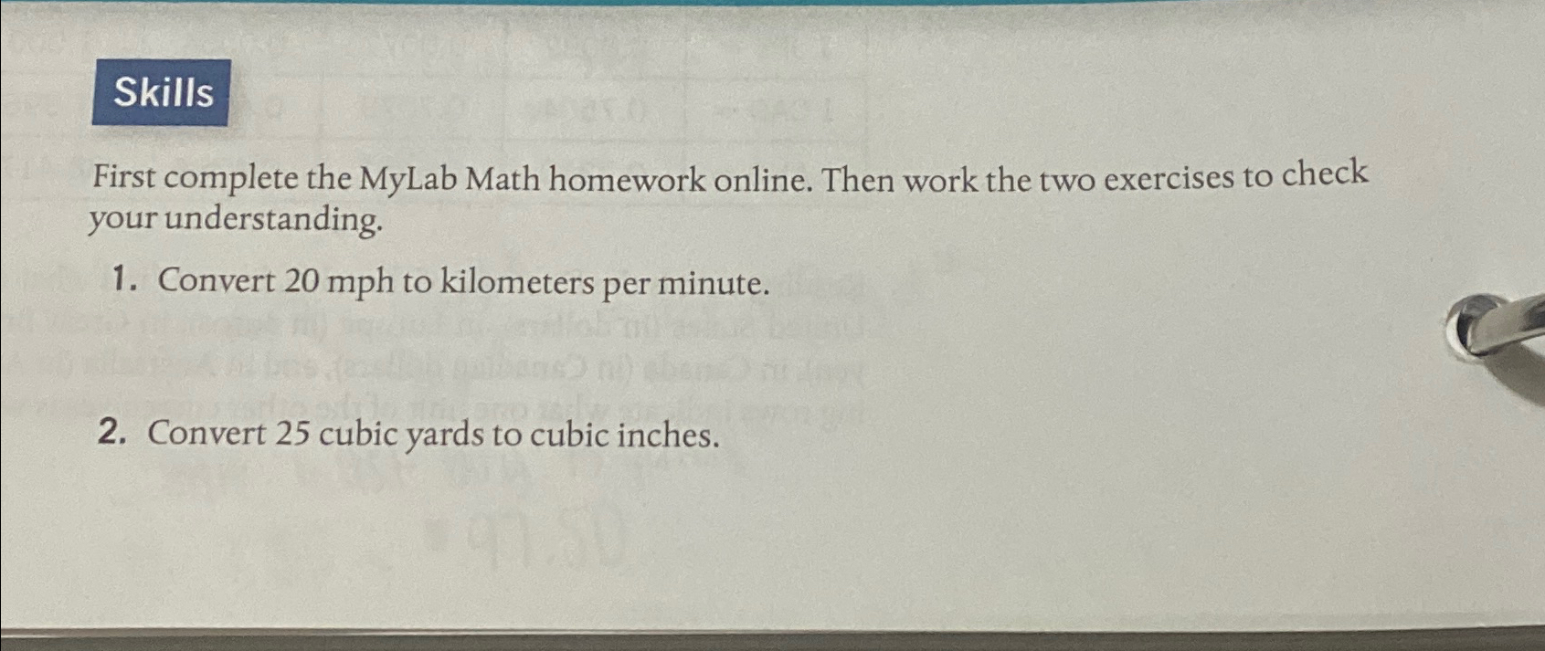 Solved SkillsFirst complete the MyLab Math homework online. | Chegg.com
