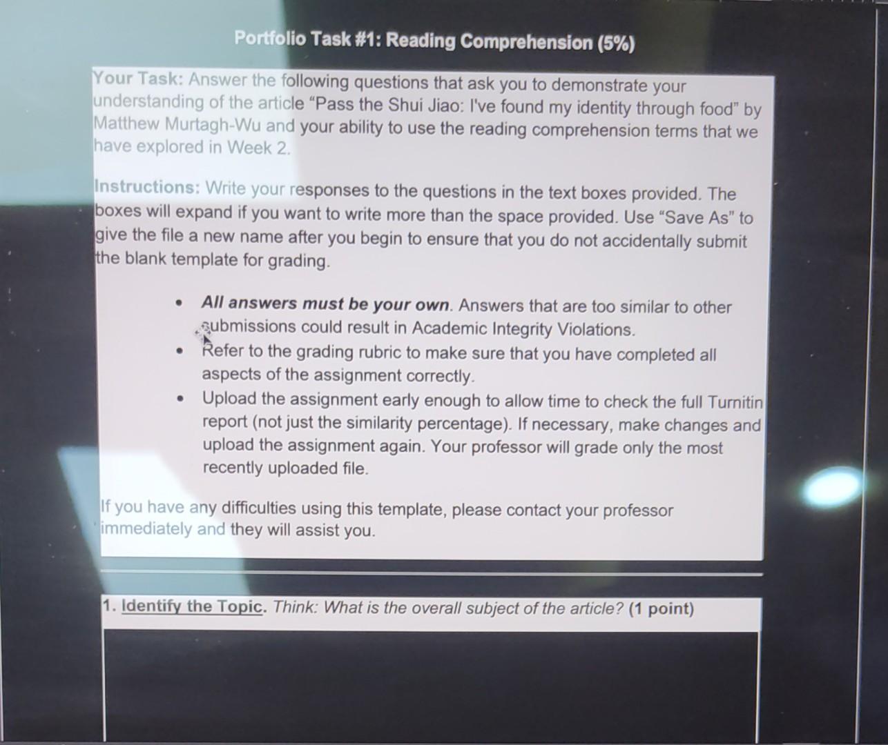 Your Task: Answer the following questions that ask | Chegg.com