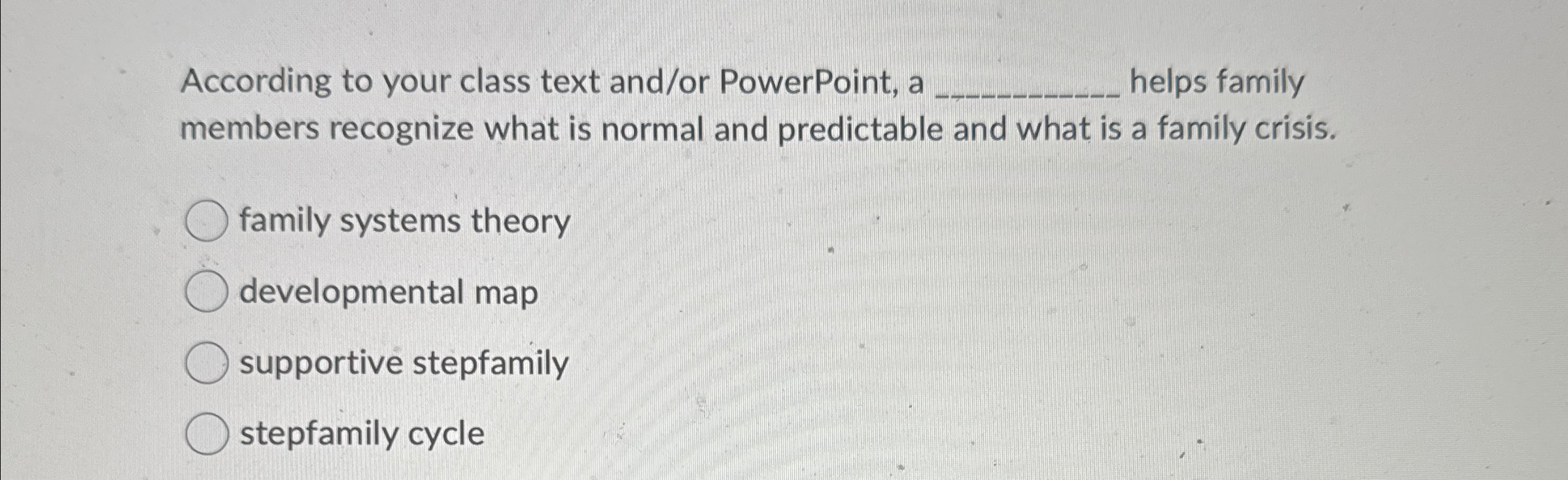 Solved According to your class text and/or PowerPoint, a | Chegg.com