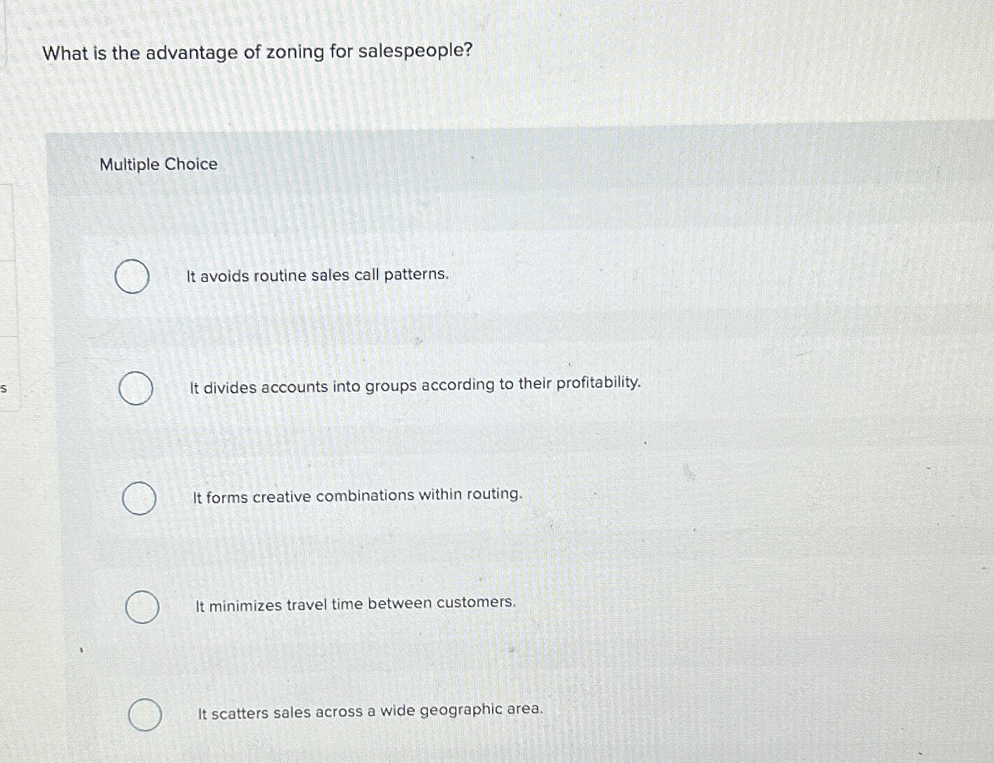 Solved What is the advantage of zoning for | Chegg.com