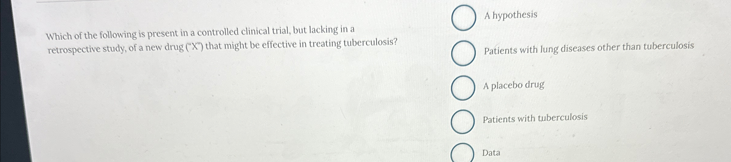 Solved Which of the following is present in a controlled | Chegg.com