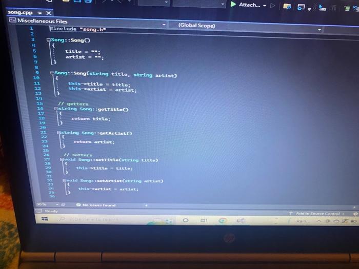 Solved c++ please ive attached my starting files in the | Chegg.com