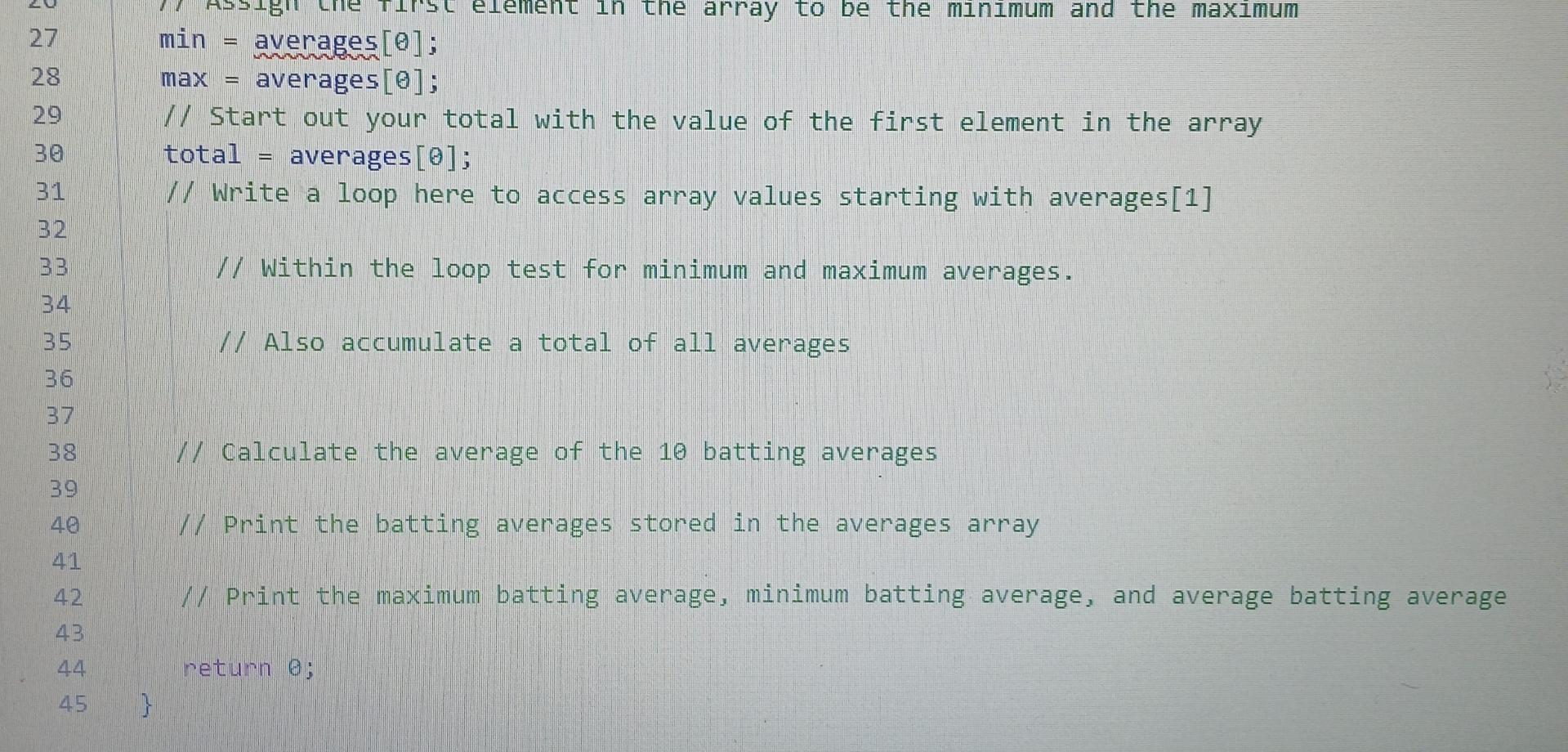Solved ... ﻿can someone help me with this coding | Chegg.com