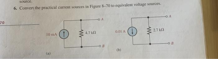 Solved 2. Convert the practical voltage sources in Figure | Chegg.com