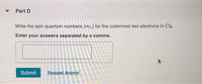 Solved A Review | Cons Assign a set of four quantum numbers | Chegg.com