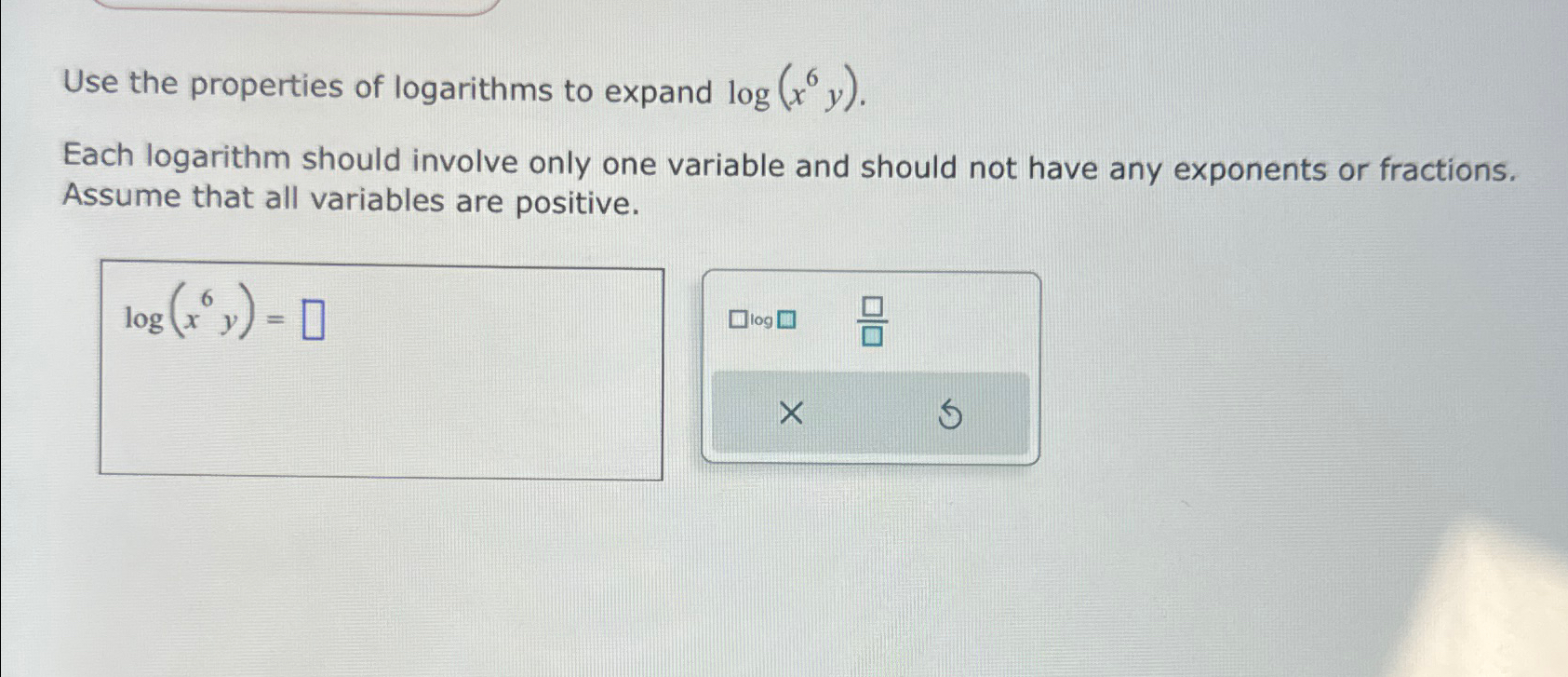 Solved Use the properties of logarithms to expand | Chegg.com