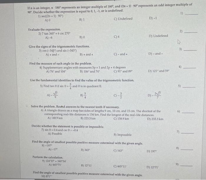 Solved 19) Find the value of the variable in the equation. 1 | Chegg.com