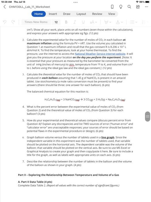 Complete the following items by typing into the text | Chegg.com