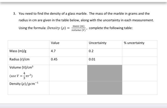 Solved 4.2. Calculate the results of combining errors when | Chegg.com
