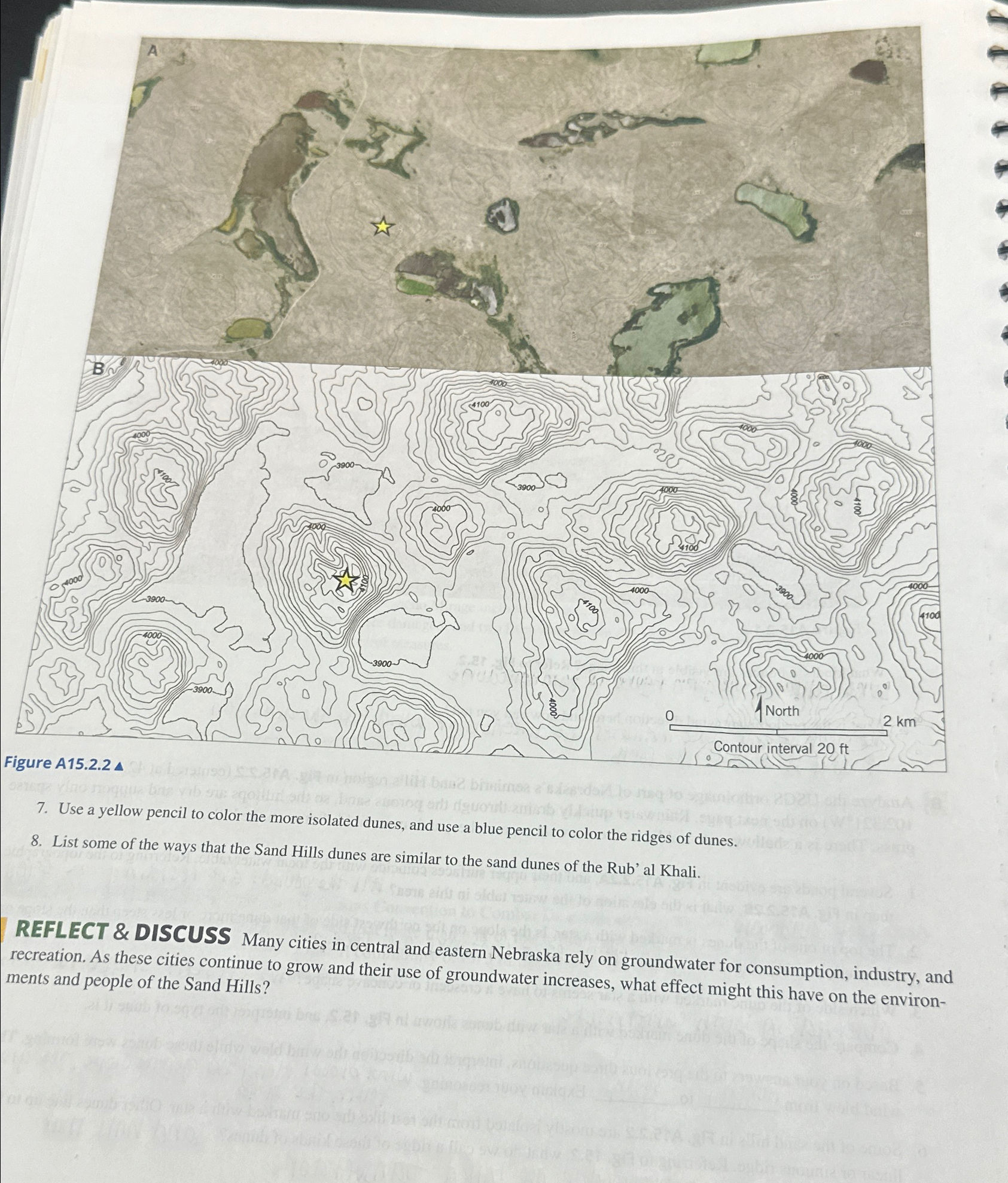 Solved Figure A15.2.27. ﻿Use a yellow pencil to color the | Chegg.com