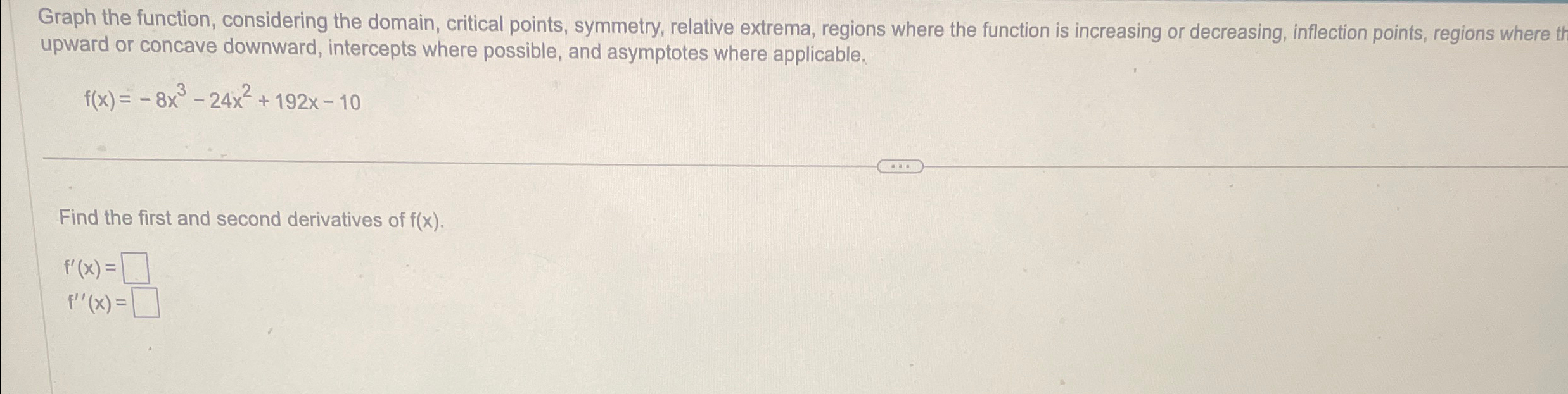 Solved How to solve Graph the function, considering the | Chegg.com