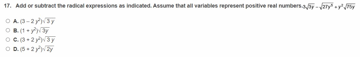 Solved Add or subtract the radical expressions as indicated. | Chegg.com