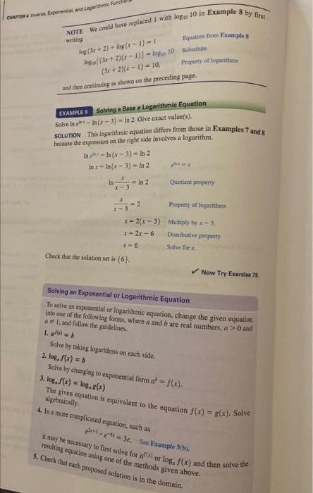 Solved Solve each equation. Give solutions in exact form. | Chegg.com