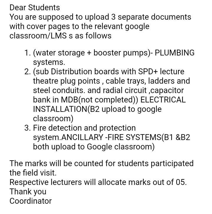 Solved Dear Students You are supposed to upload 3 separate | Chegg.com