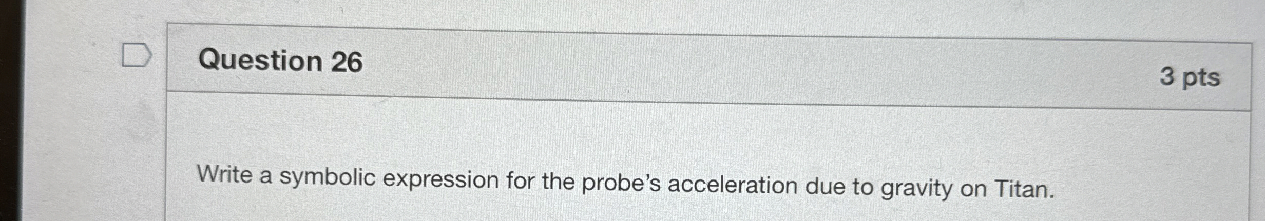 Solved Question 263 ﻿ptsWrite a symbolic expression for the | Chegg.com
