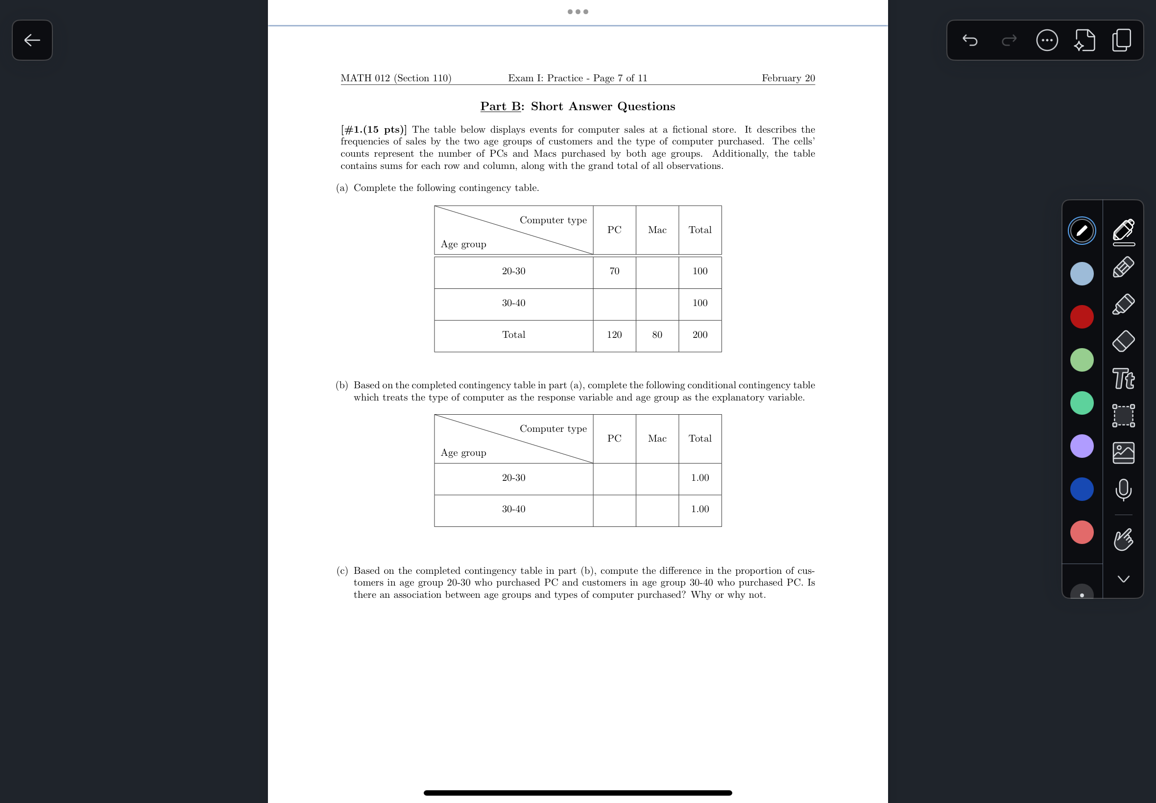 Solved Part B: Short Answer Questions[\#1.(15 ﻿pts)] ﻿The | Chegg.com
