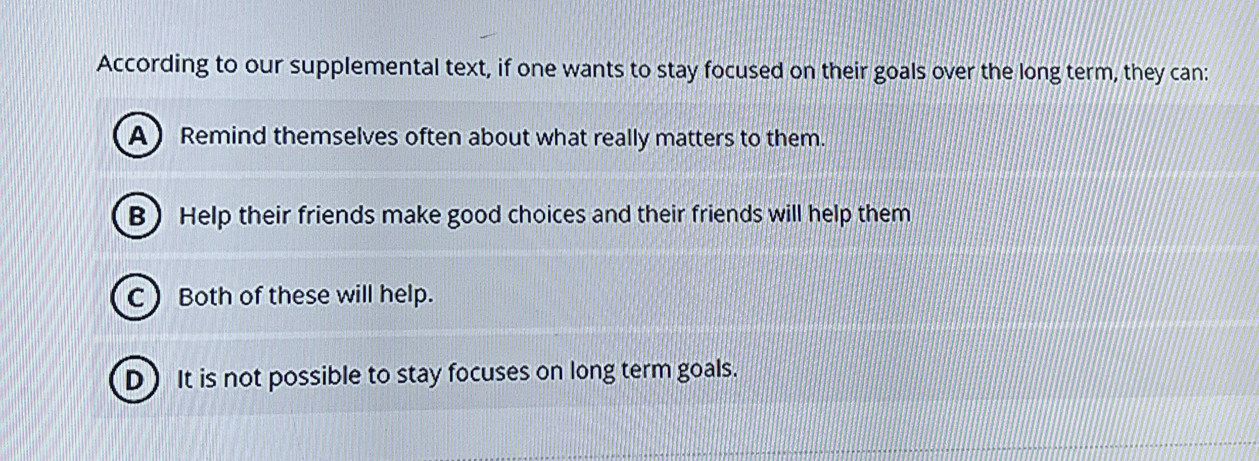 Solved According to our supplemental text, if one wants to | Chegg.com